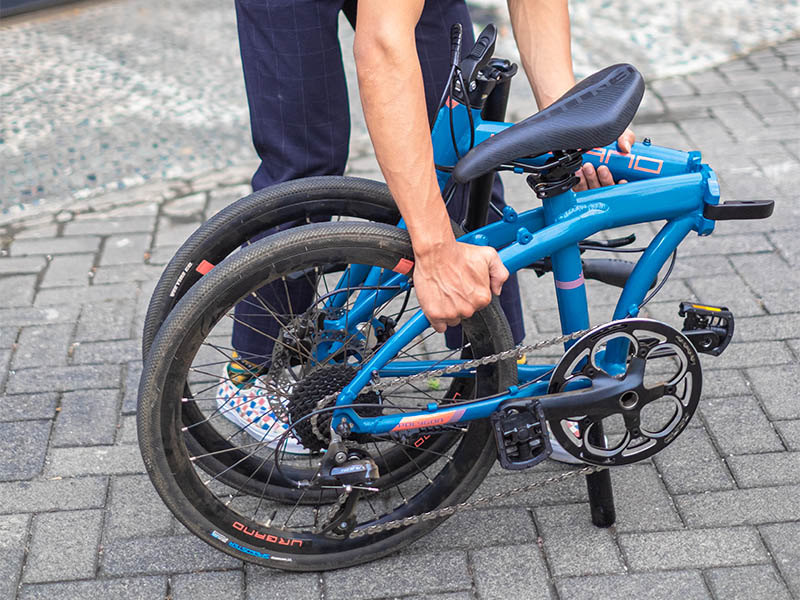 How to Fold and Unfold Polygon Urbano Folding Bike - Rodalink